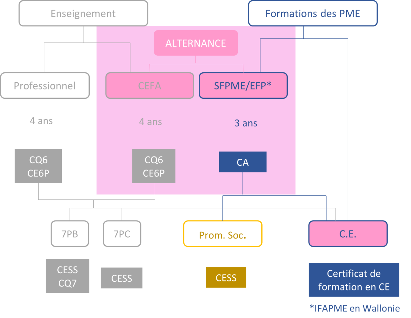 L'alternance, quelles certifications possible? - Bruxelles-J